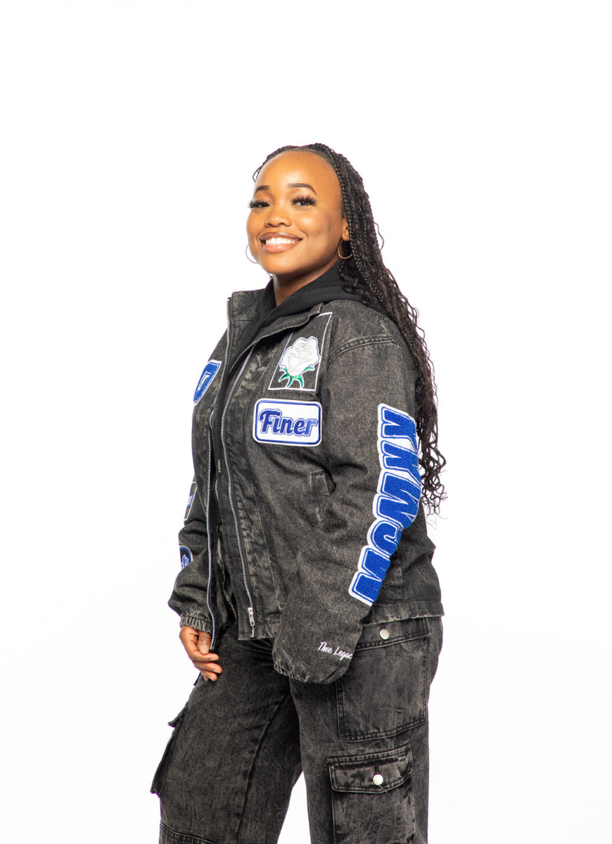 It Only Took 5 Finer Denim Jacket – Thee Legacy Continues