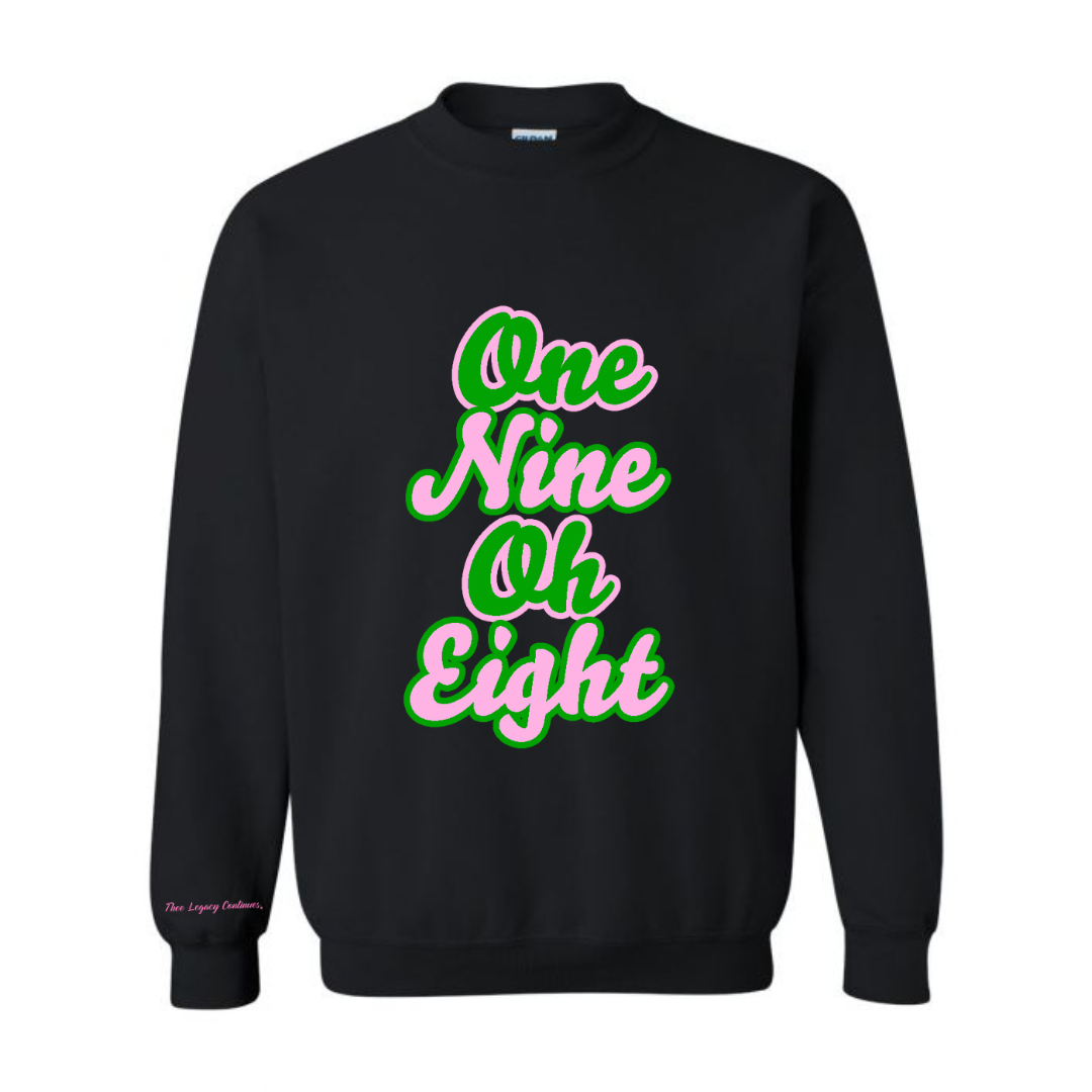 One Nine Oh Eight Chenille Crewneck – Thee Legacy Continues