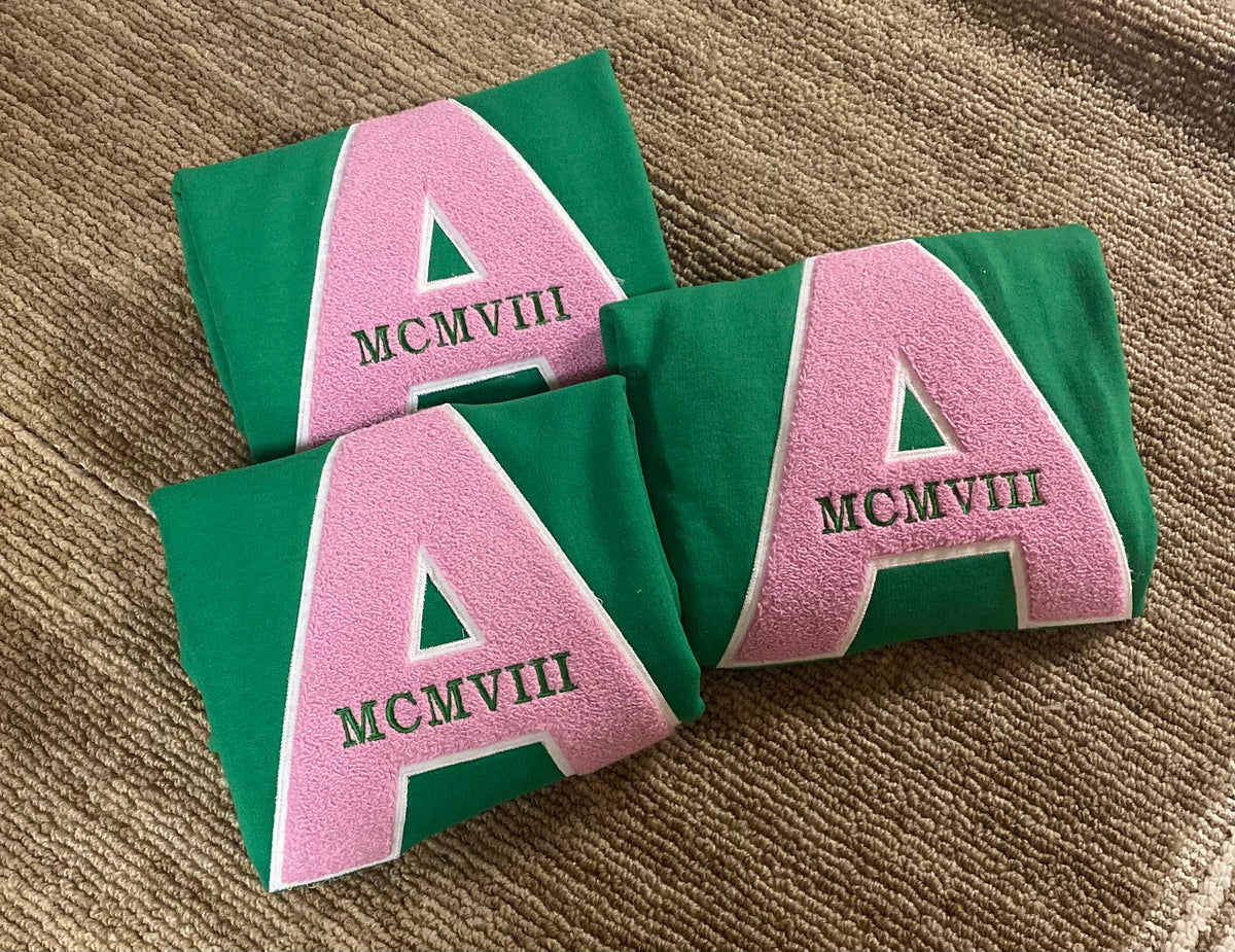 Classic A - MCMVIII Chenille Crewneck – Thee Legacy Continues